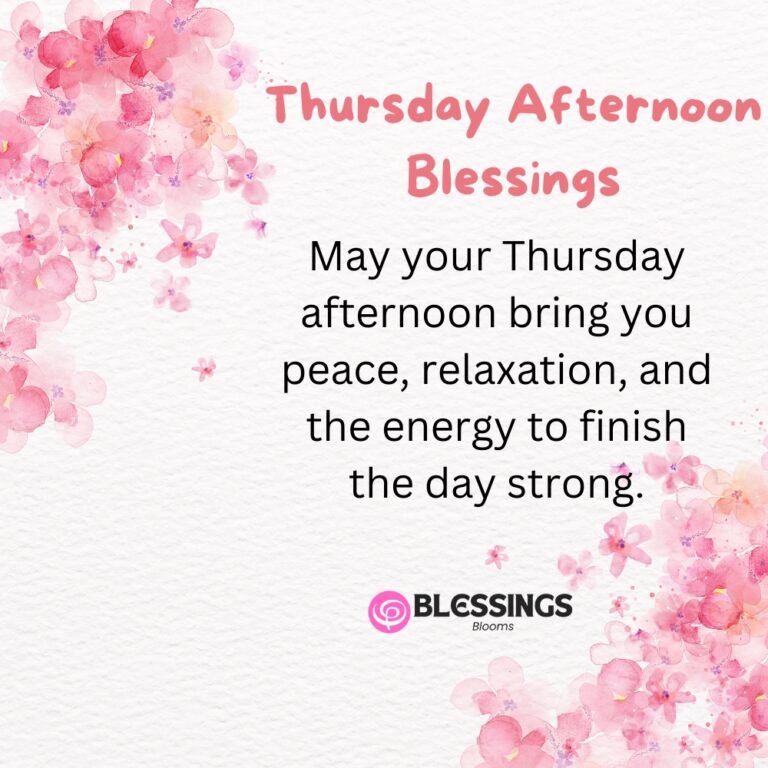 600+ Thursday Blessings and Images To Start Your Day