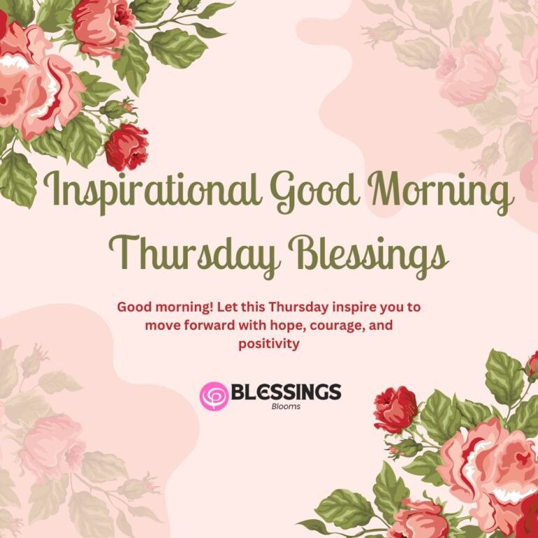 600+ Thursday Blessings and Images To Start Your Day